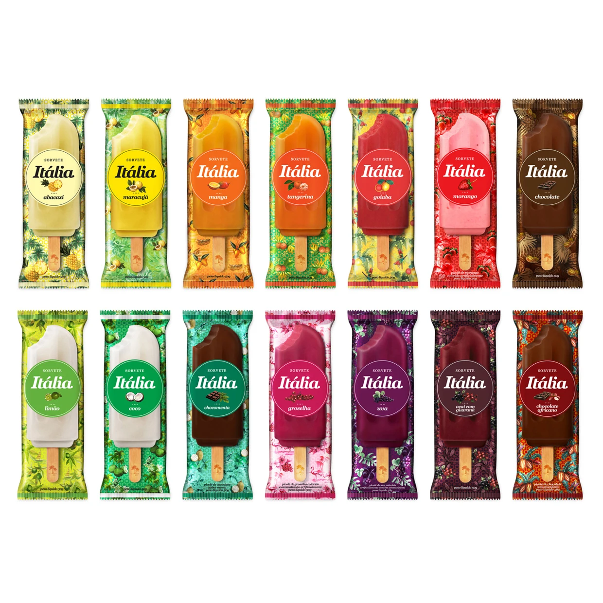 Food Grade Back Seal Lolly Ice Popsicle Cream Packaging Pouch Bags Pe ...