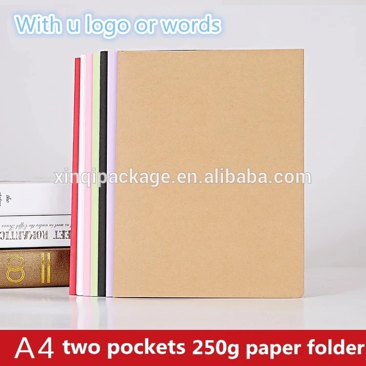 A4 Pocket Paper Folder Wholesale Cardboard File Folder - Buy Decorative ...