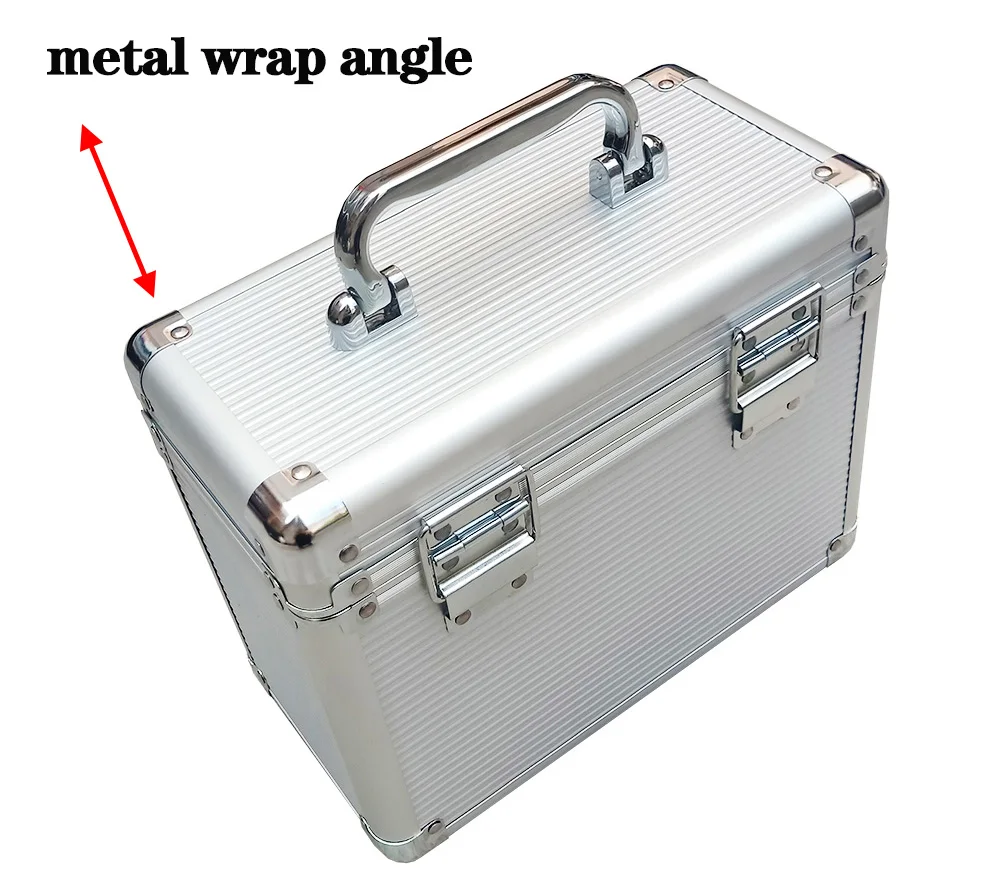 Custom Small Aluminum Carrying Metal Quality Hard Cd Dvd Storage Case ...