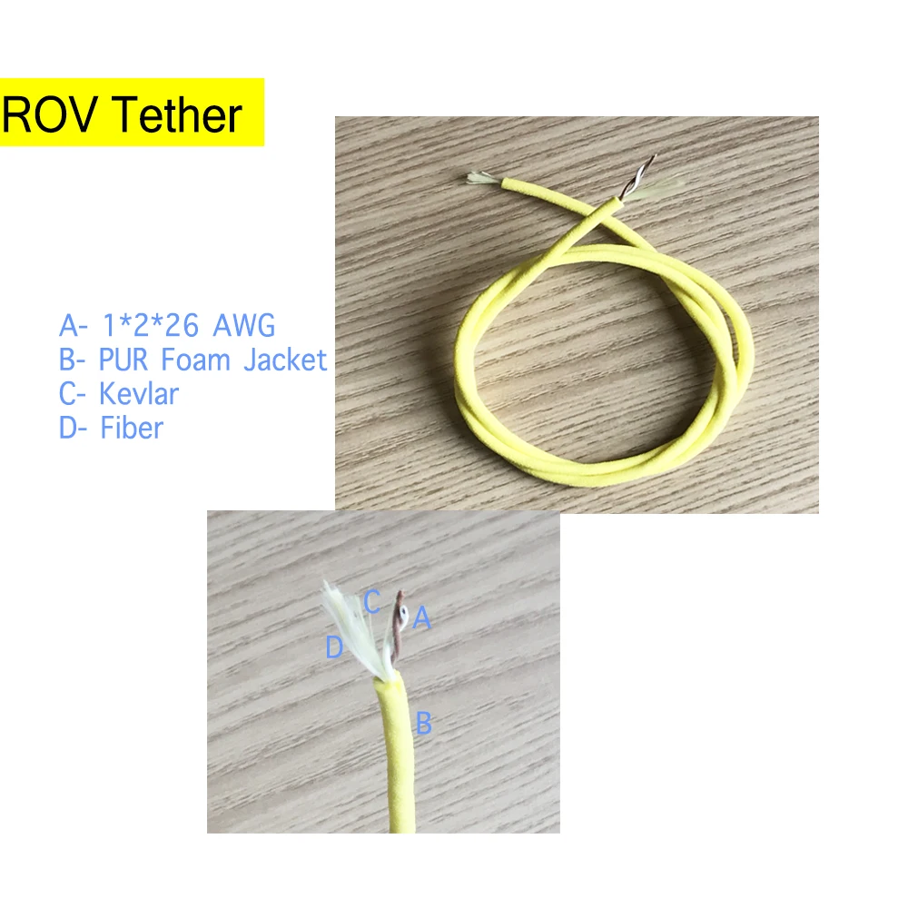 Neutrally Buoyant Rov Buoyant Coaxial Cable Lightweight Tether ...