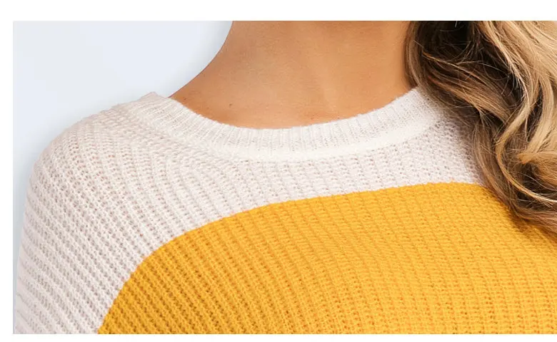 Cute Two Color Sweater Knitting Pattern Pullover - Buy Basic Style ...