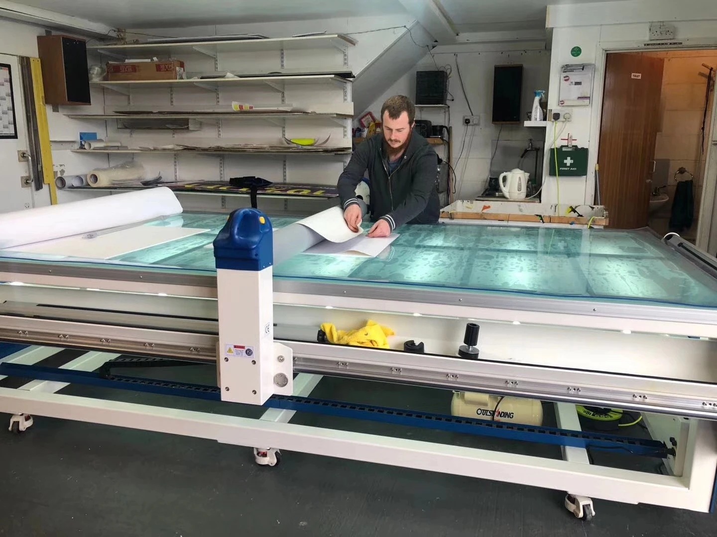 Kawalong Fayon Smart Fy1325 Flatbed Laminating Machine Cold And Hot ...