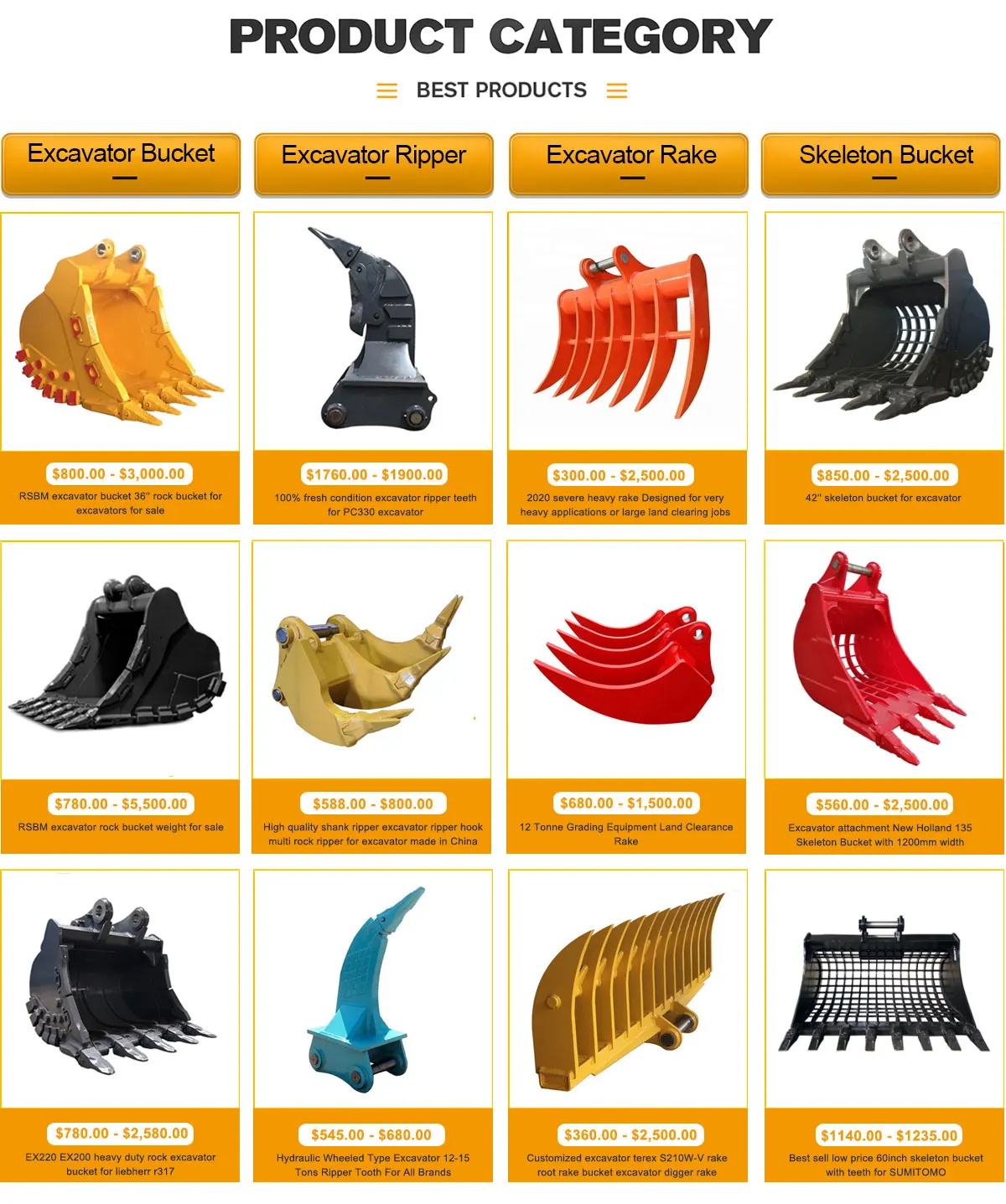 Ransun Heavy Industry Technology(shanghai) Co., Ltd. - excavator bucket ...