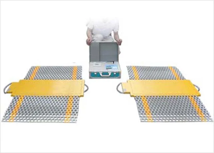 Portable Cars Axle Weighing Scale 10 Ton Portable Wireless Truck Axle ...