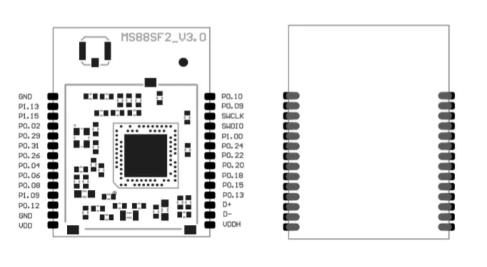 Nrf52840 Bluetooth Low Energy Module Short Range With External Antenna ...