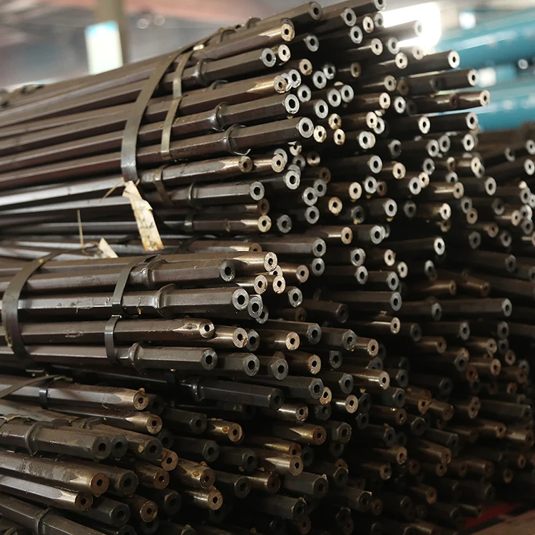 Small Hole Drilling Underground Mining Integral Handheld Drilled Steel ...