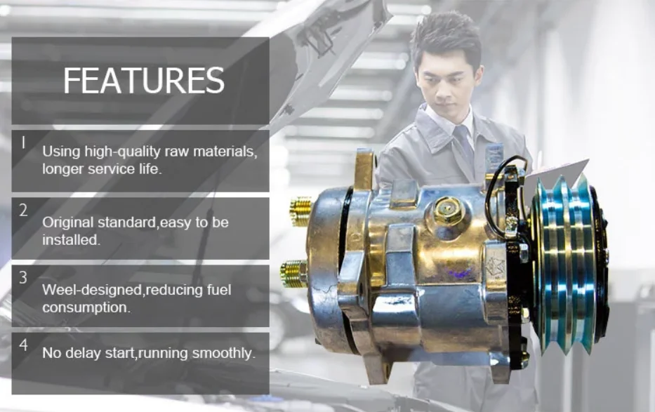 Bus Air Conditioning Compressor Model 10P30B - 1 Year Warranty