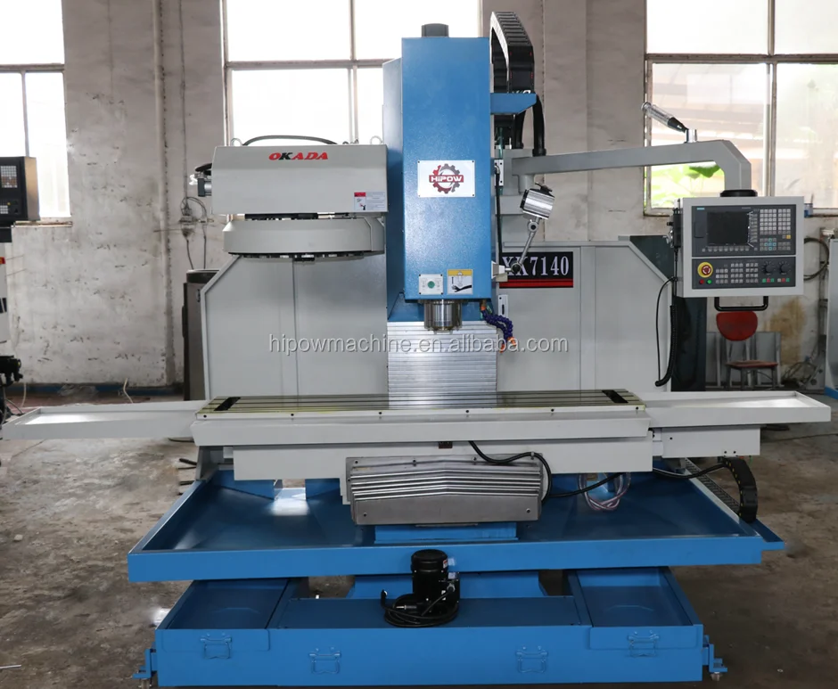 XK7140 Hobby Vertical CNC Milling Machine - 4 Axis Heavy Duty ...