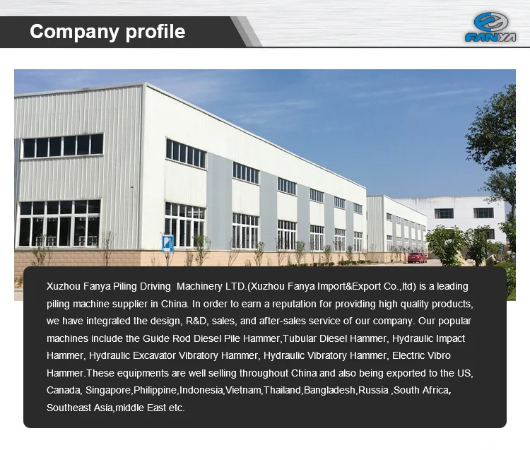 DD45 Guide Rod Diesel Pile Hammer - High Efficiency Piling