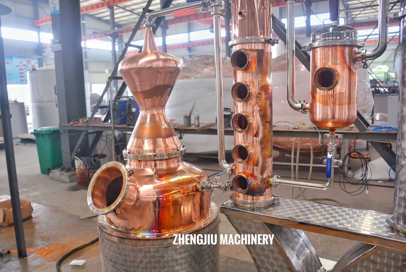 Distilling Pot Ethanol Distillation Column Flute Distillation Column ...