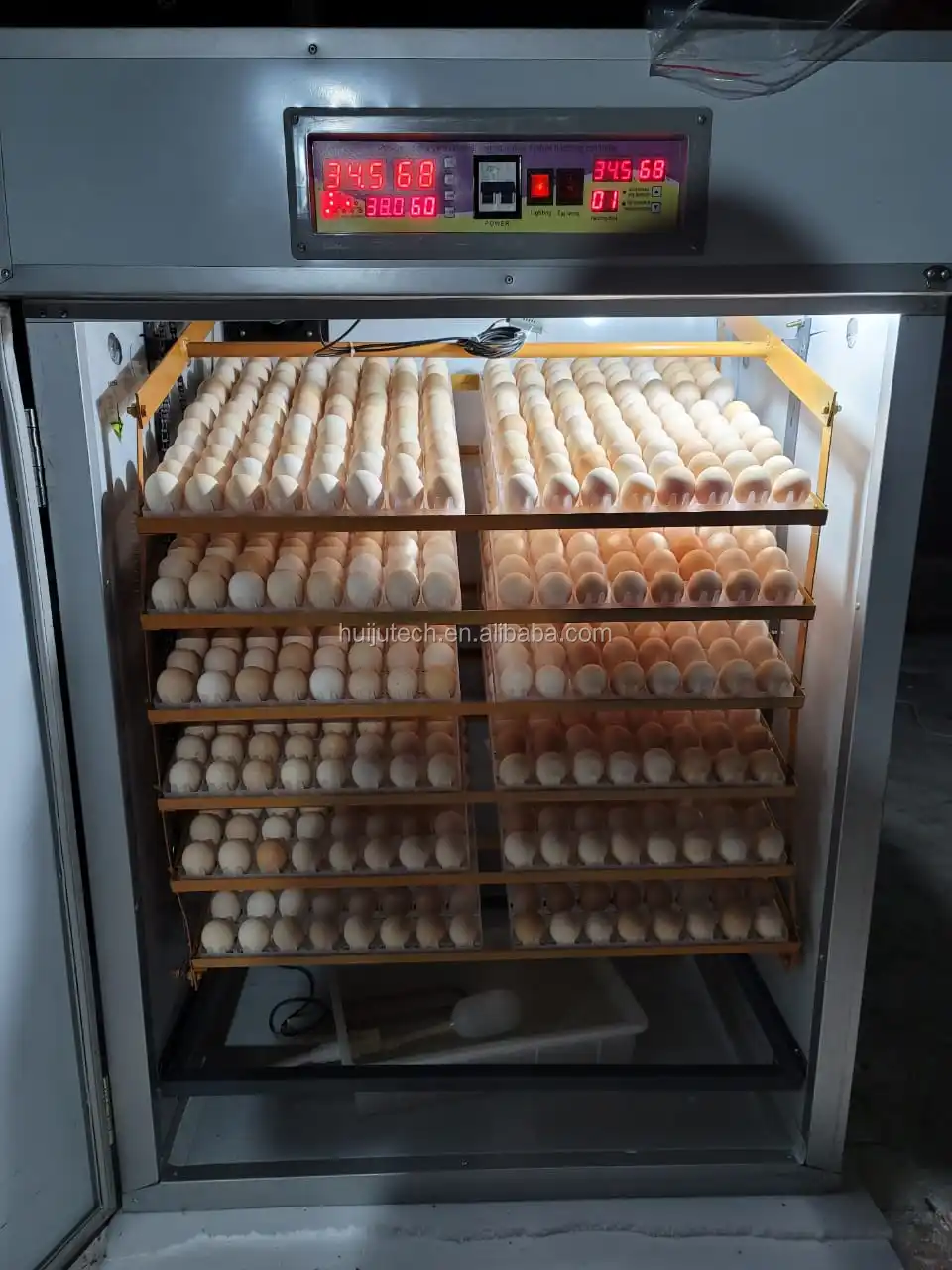 Full Automatic Chicken Egg Incubators 180 Automatic Price Ostrich Egg ...