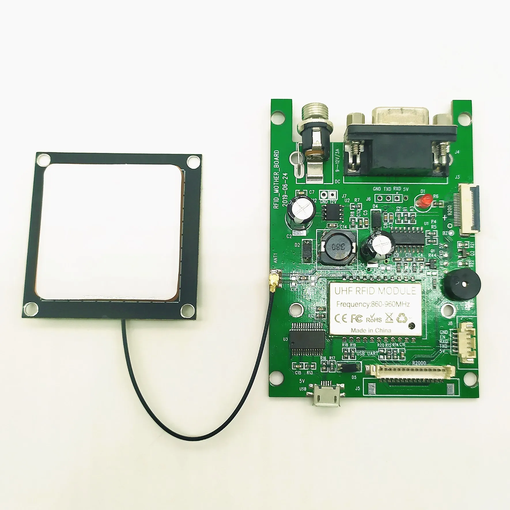 Eu Frequency Uhf Rfid Developmenbt Kit Wiht 2dbi Ceramic Antenna For ...