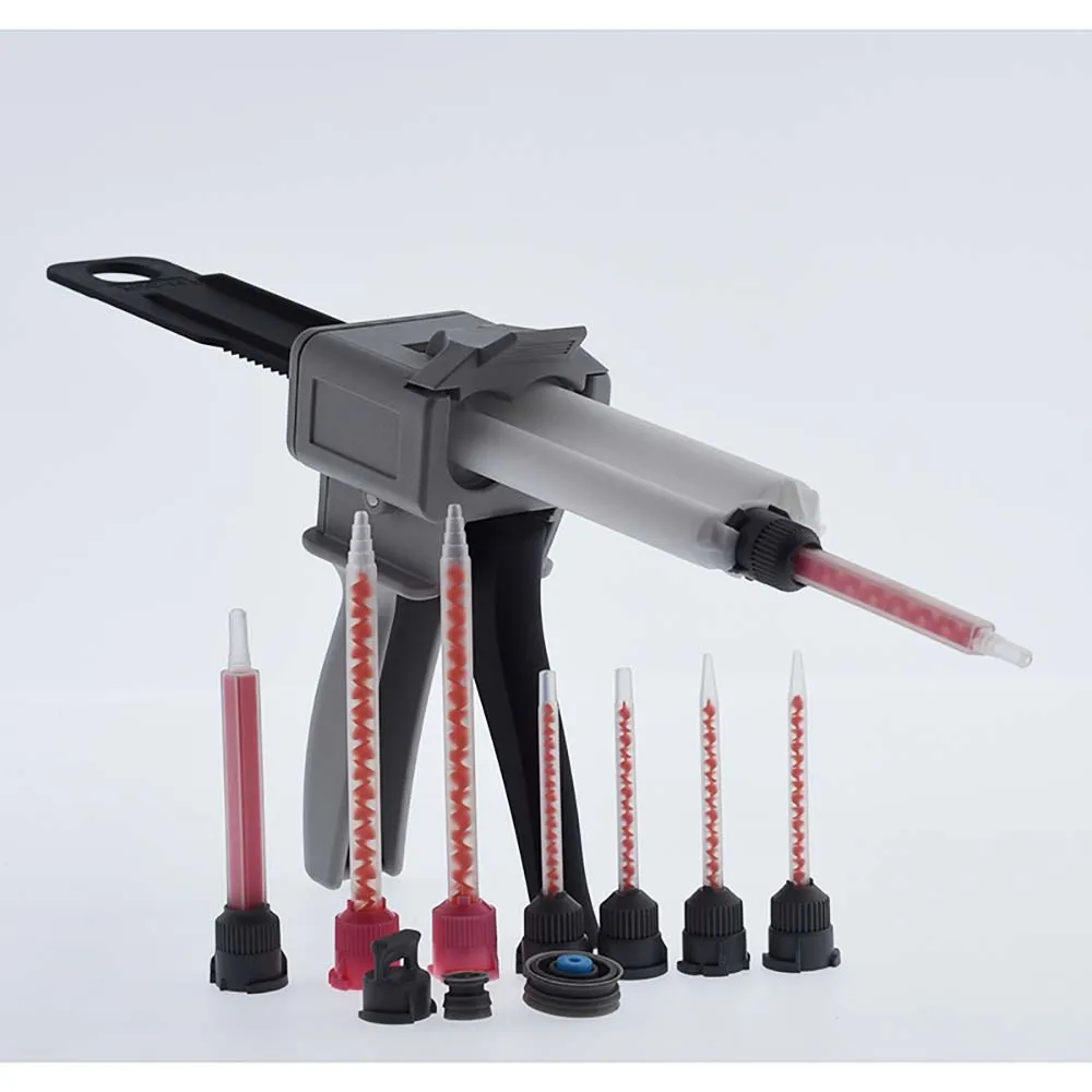 Epoxy Resin Ab Glue Caulking Gun/cartridge 50ml 2:1 And 1:1 Universal Manual Dispense Mixing Gun ...