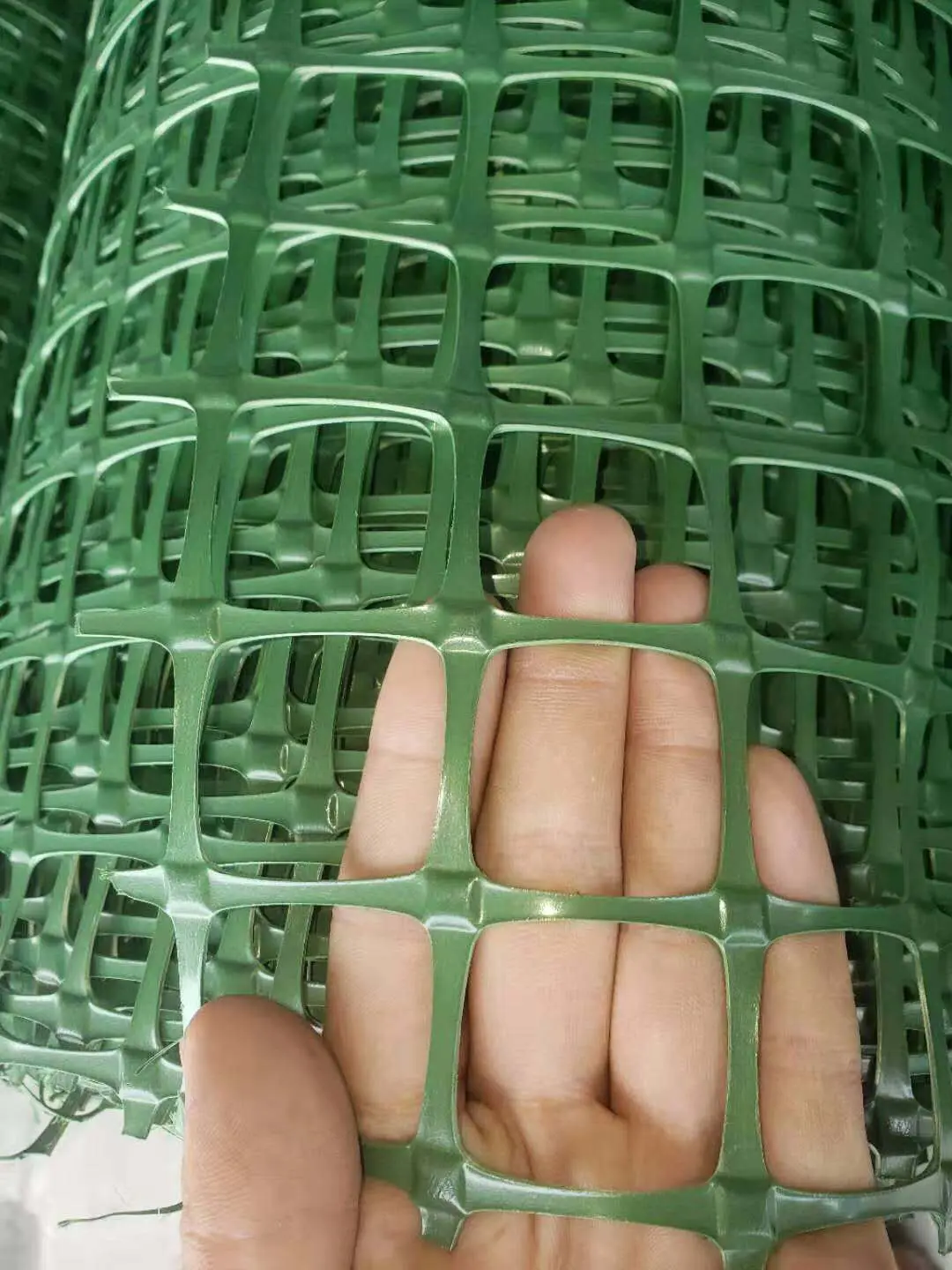 HDPE Plastic Construction Site Safety Fencing Roll / Warning Net ...