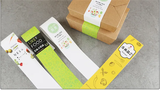 Sandwich/hamburger/pizza/food Packaging Wrapping Sleeves Cover Waist ...