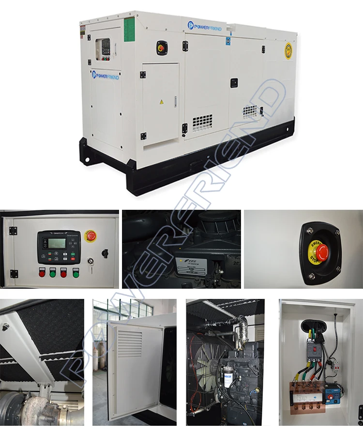 Fpt Engine Soundproof Diesel Genset 200kva 200 Kva 160 Kw Generator ...