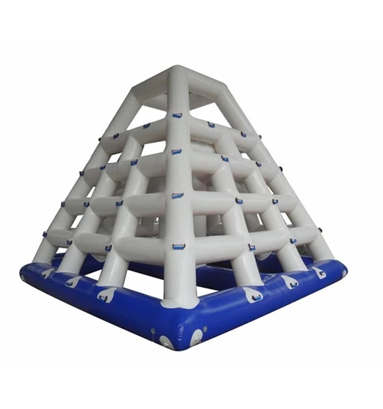 Inflatable Floating Water Park - Triangle Trampoline Slide