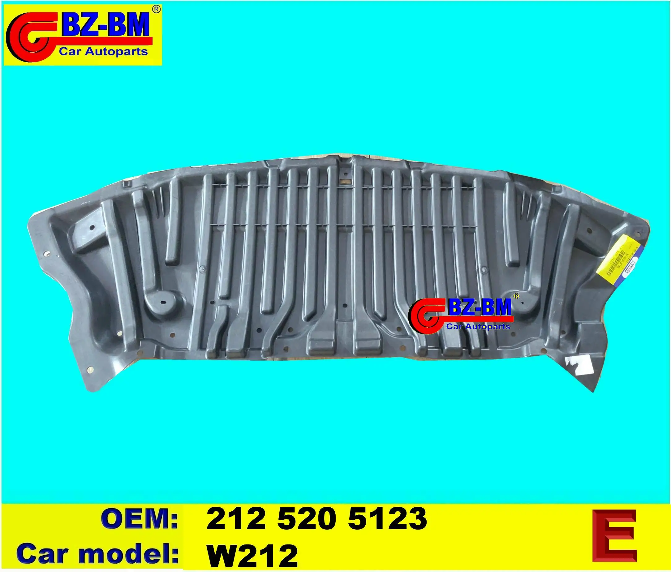 220 524 5330 Engine Shield Splash Guard For Benz Radiator Water Tank ...