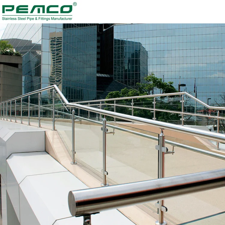Modern Outdoor Plexiglass Handrail Guardrail Cost Per Foot Clear ...