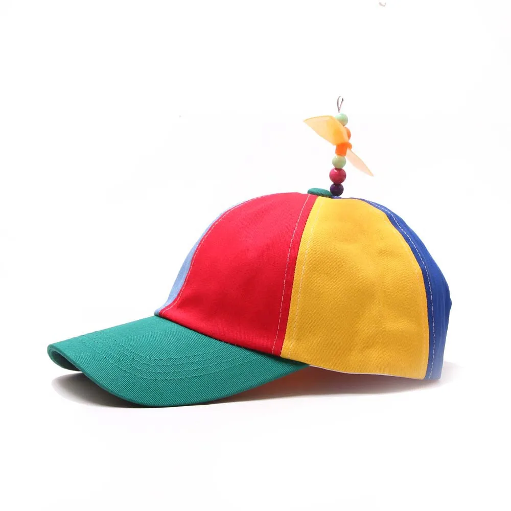 Rainbow Tweedle Pride Multi Colored Helicopter Propeller Hat - Buy ...