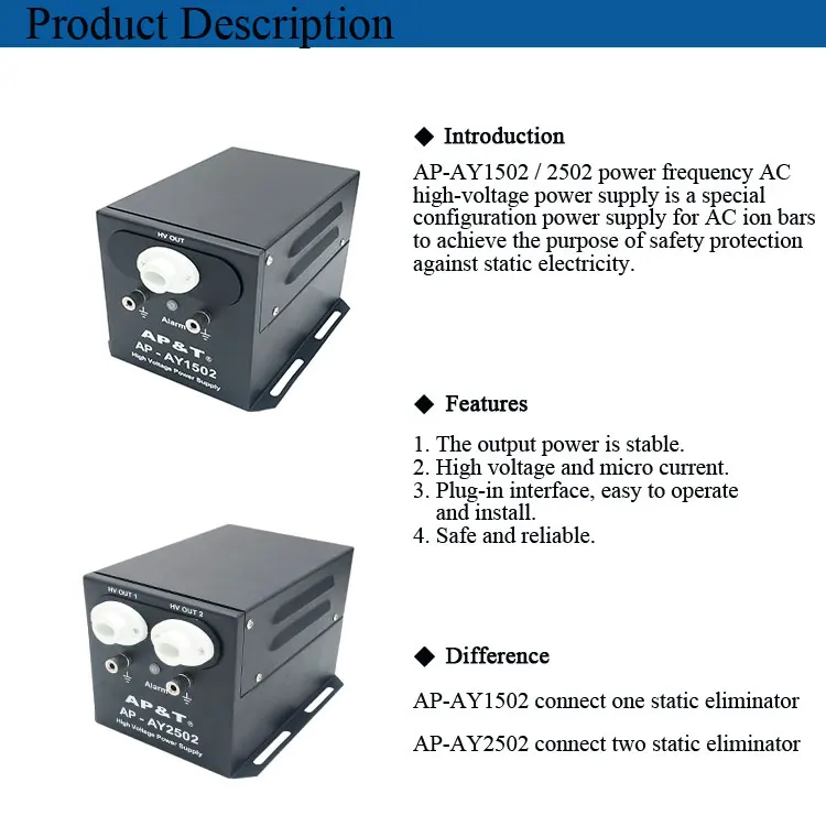 Ap-ay2502-1 Anti Static Neutralizing Eliminator Power Supply - Buy Anti ...