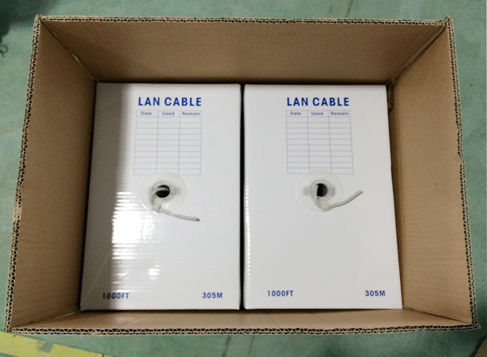 0.57mm 305m Pair Internet Ethernet Lan Cable Cat6 - Buy Lan Cable Cat6 ...