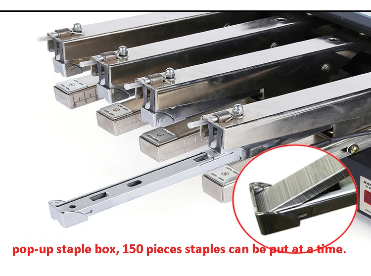 Smart Sensor Electric Stapler Machine Double Head Automatic Book Comb ...