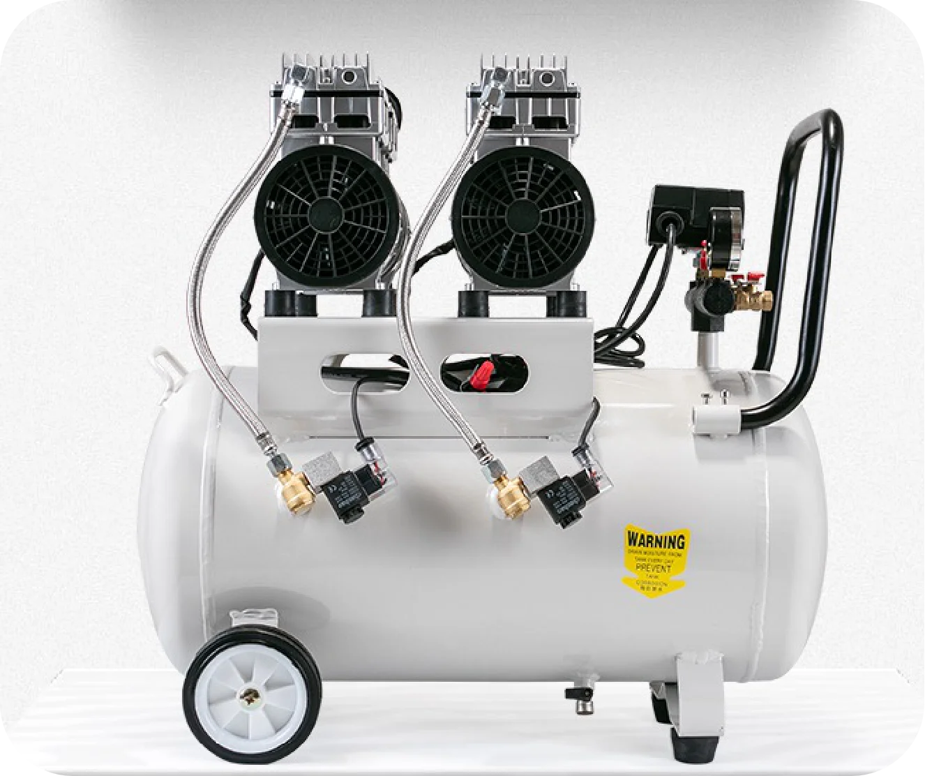 Ac Power Portable Industrial Low Noise Spray Paint Oil Free Air ...