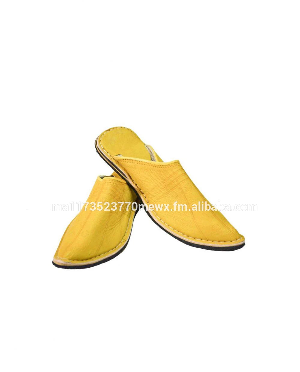 Moroccan Babouches Red Pointed For Men Anti-slip,These Moroccan ...
