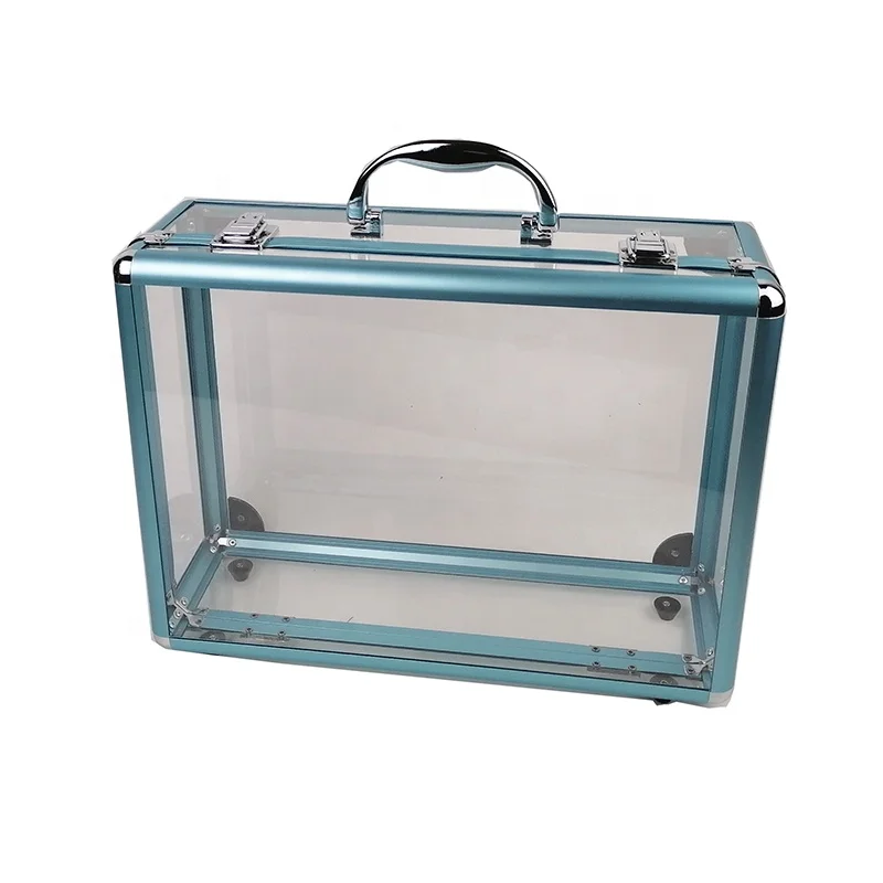 14 Inch Business Transparent Carry Case - Acrylic Briefcase