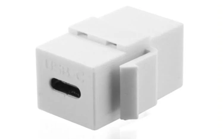 Usb 3.1 Wall Plate Keystone Jack Type-c Female To Female Keystone ...