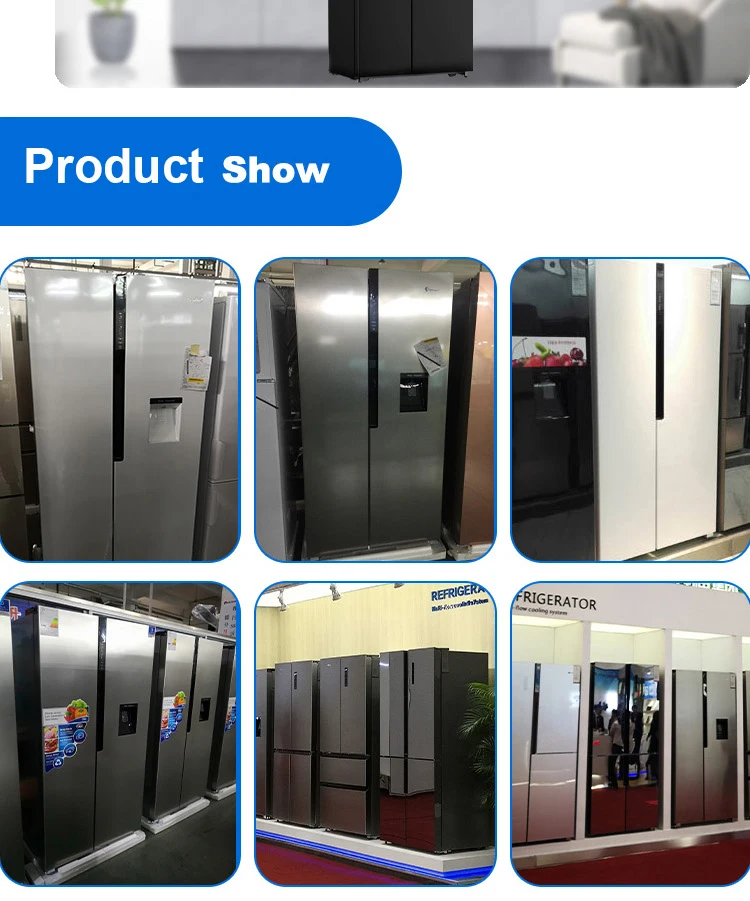 492L Household Four Sided Mirror Glass Door Refrigerator