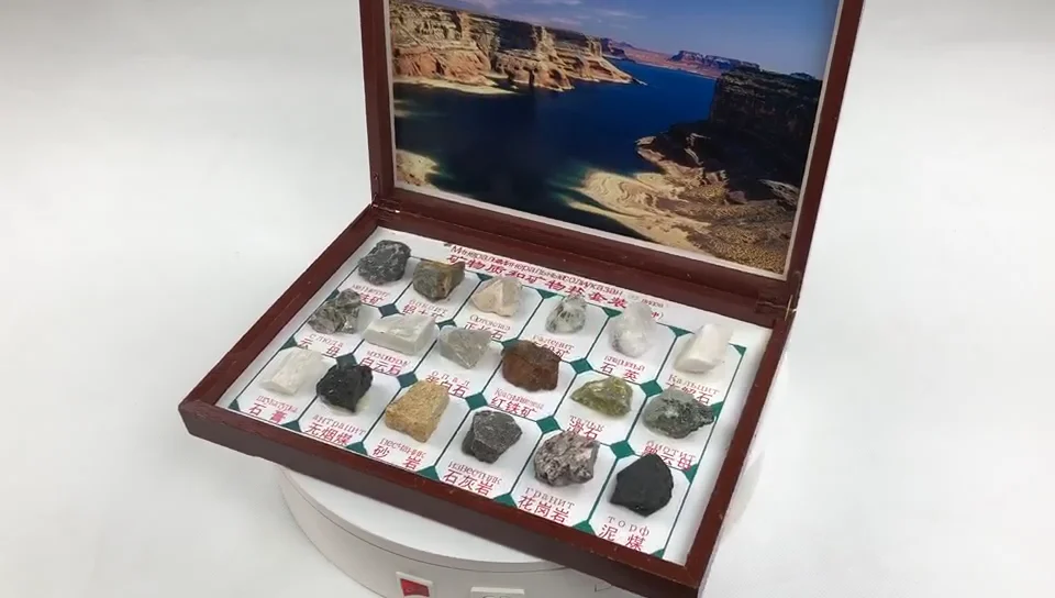 Rock Samples. 24 Pcs/set Mineral Identification Kit For Studying ...