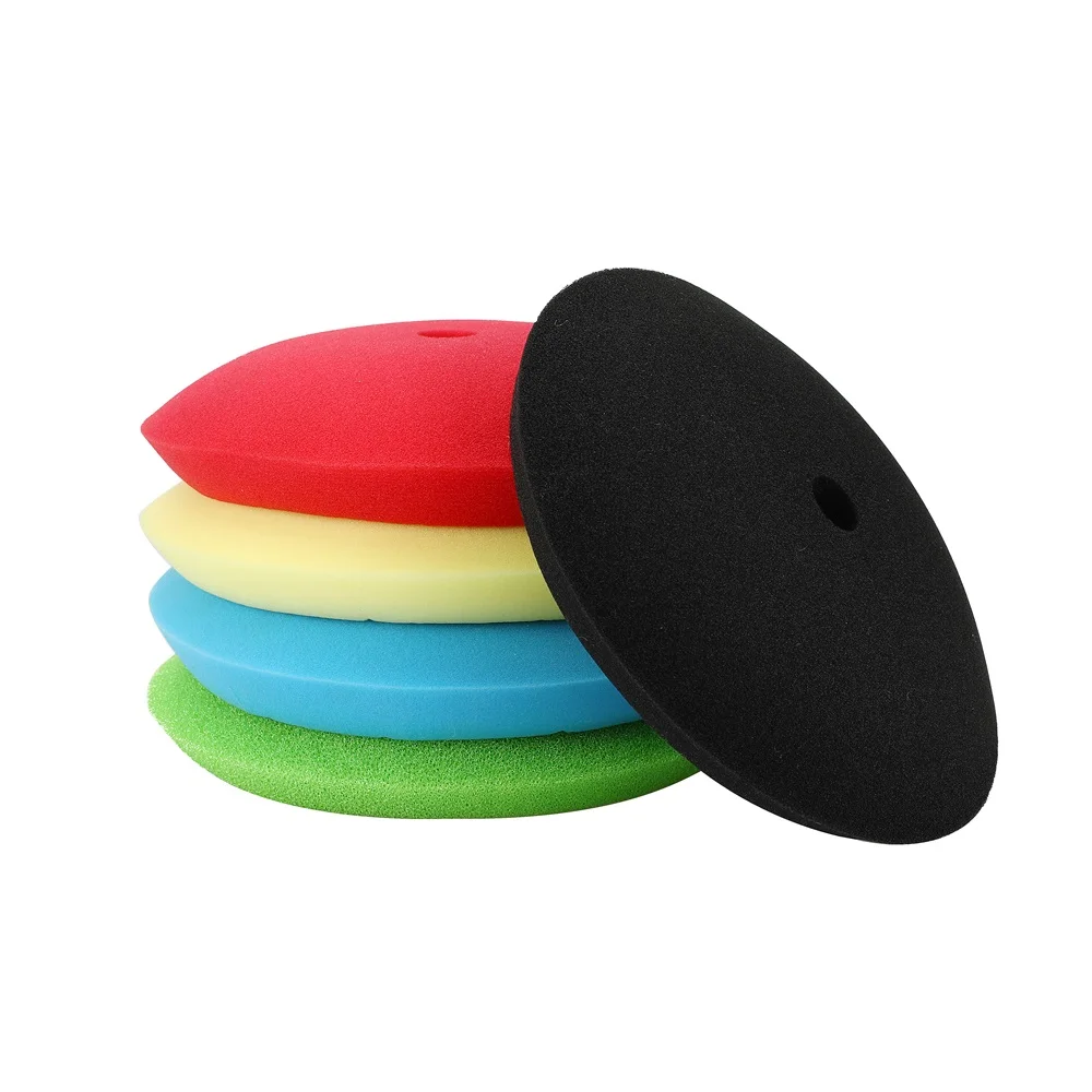 7'' Concave Maroon Firm Cutting Sponge Wheel Foam Pad For Auto Polisher ...