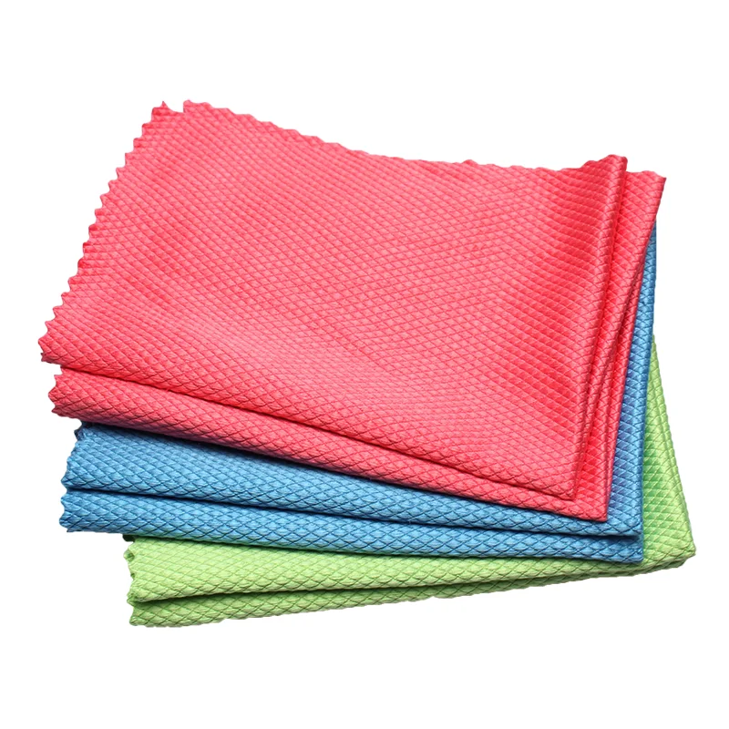 Lint Free Dry Microfiber Glass Polishing Cleaning Cloths For Wine Glass ...