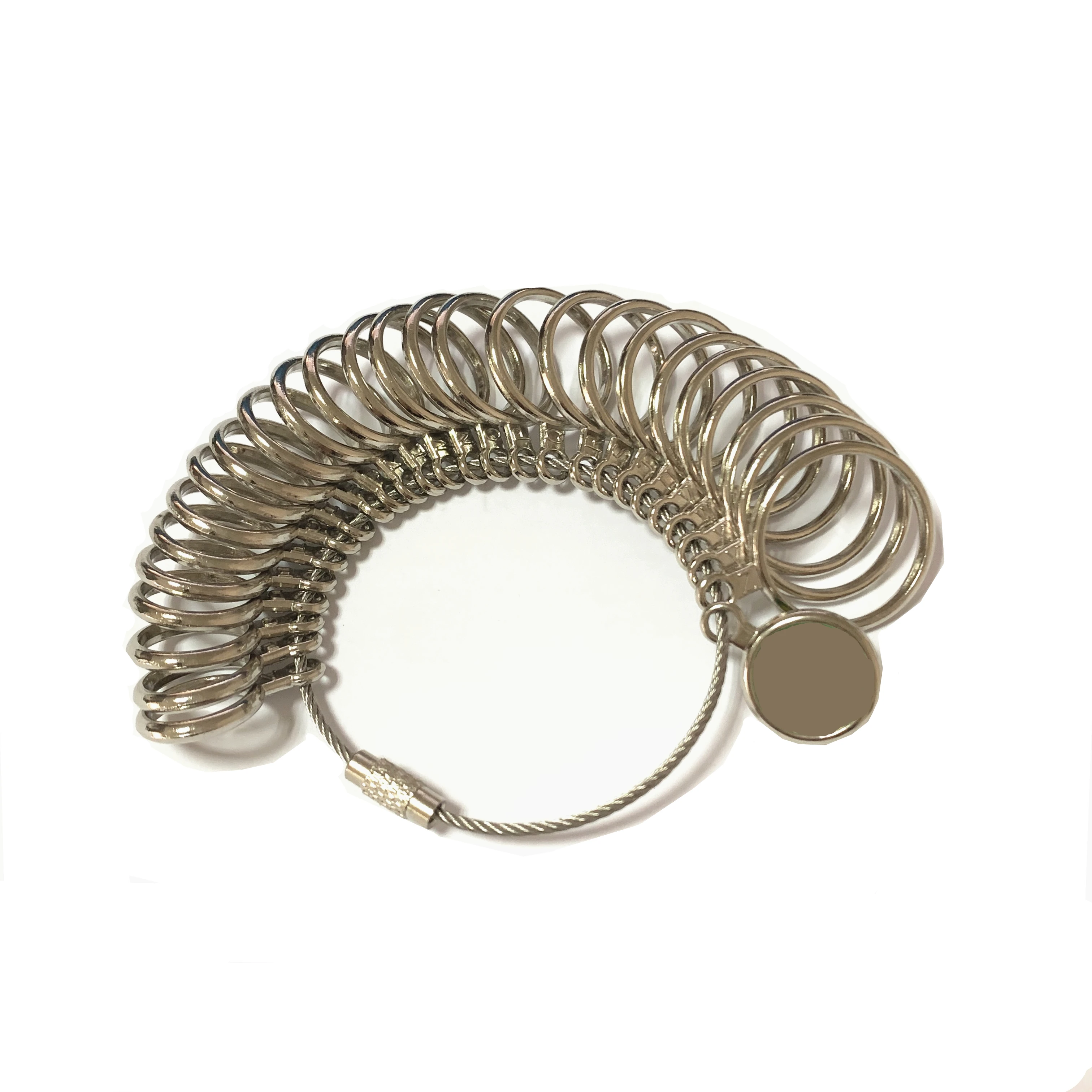 Pop Tings Factory Direct Metal UK Standard Sizes A-Z Finger Ring Sizer ...