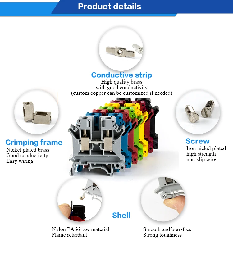UK6N Terminal Blocks - Reliable Wire Connecting Solutions
