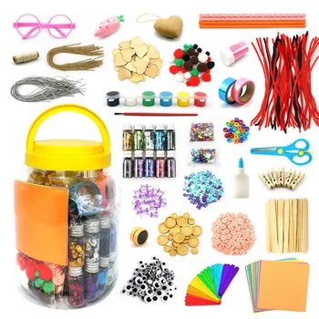 Wholesale All In One Diy Art And Crafts Supplies Set Jar For Kids - Buy ...