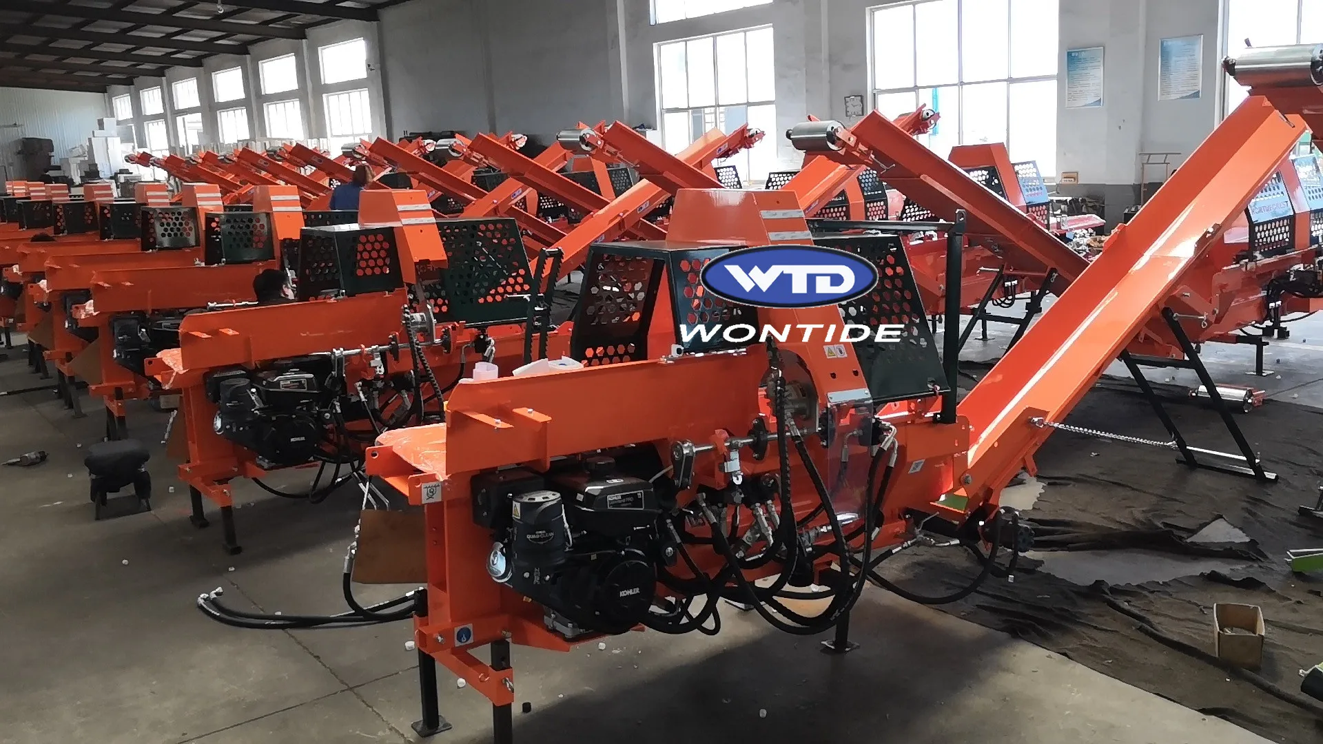 Wontide 27ton Firewood Processor Pto Wood Processor Log Splitter Split ...
