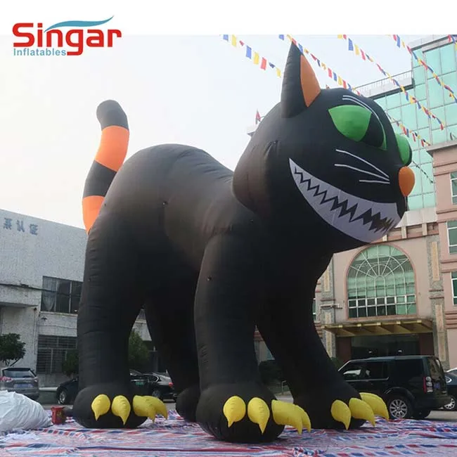 Giant Halloween Inflatable Cat For Outdoor Yard Decoration - Buy ...