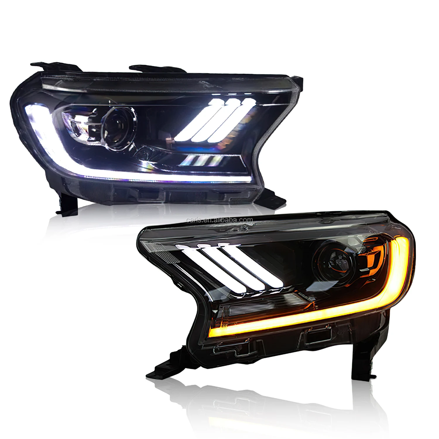 Car Lights Led Auto Headlamp For Ranger Raptor Mustang Style Light T6 ...