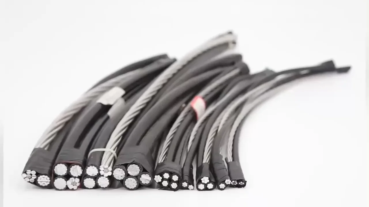 33 Kv Acsr/aw-oc Xlpe Insulated 70mm2 95mm2 Aerial Bundle Abc Cable ...