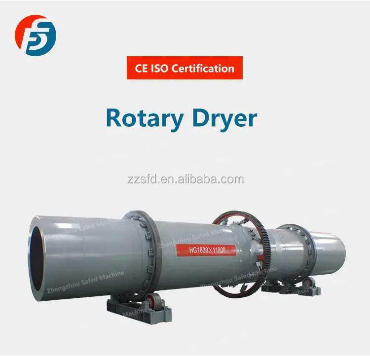 New Industrial Salt Drying Machine Salt Direct Rotary Dryer For Salt ...
