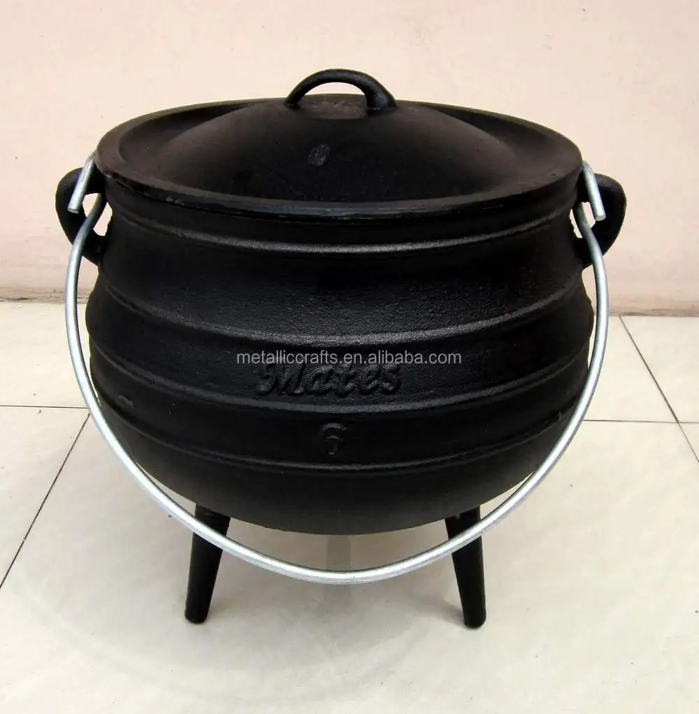 Durable Cast Iron Potjie Pots - Perfect for African Cooking