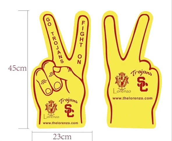 Red Sox Foam Finger - Custom Design Promotion EVA Foam Cheering Gloves