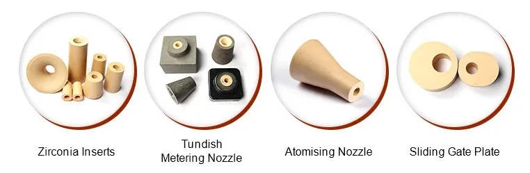 Refractory Sliding Nozzle Metering Nozzles Slide Gate Plate For Steel ...