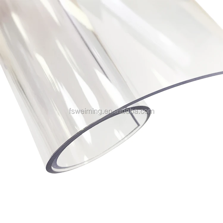 Customized Thickness Super Clear PVC Film - Chemical Resistant Soft PVC ...