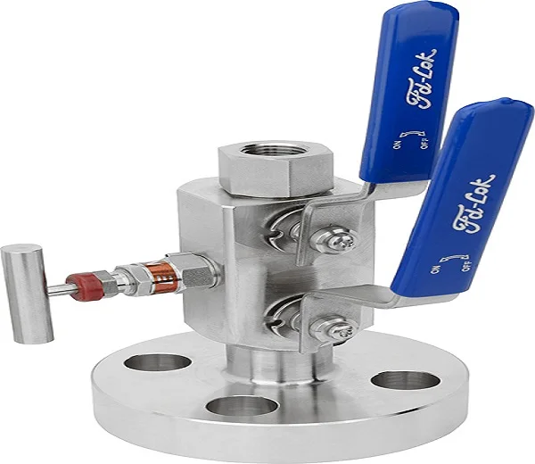 Válvula De Doble Bloqueo Y Purga,Bola De Conexión De Brida Y Aguja ...