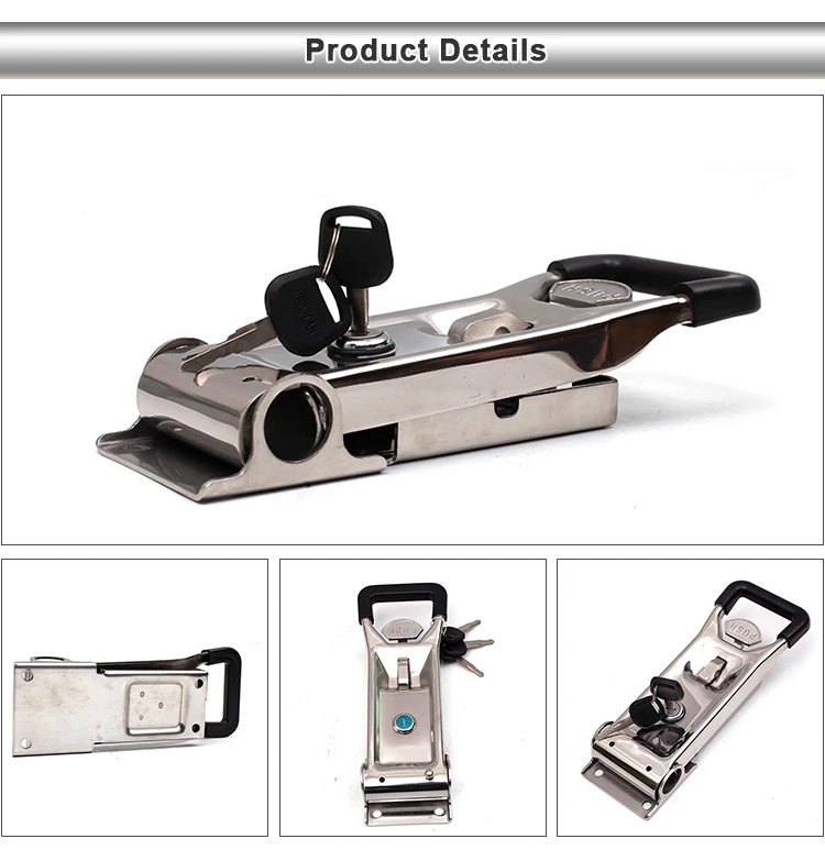 Vehicle Truck Body Parts Tool Box Locking Paddle Handle Latch Lock ...