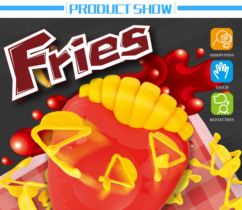 Kids Table Board Game Toys Educational Custom French Fries Game - Buy ...